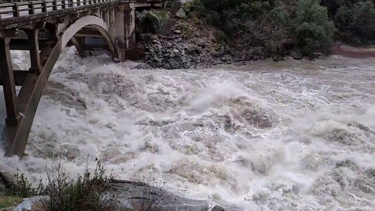 Yuba River at the Old Highway 49 Bridge - YouTube