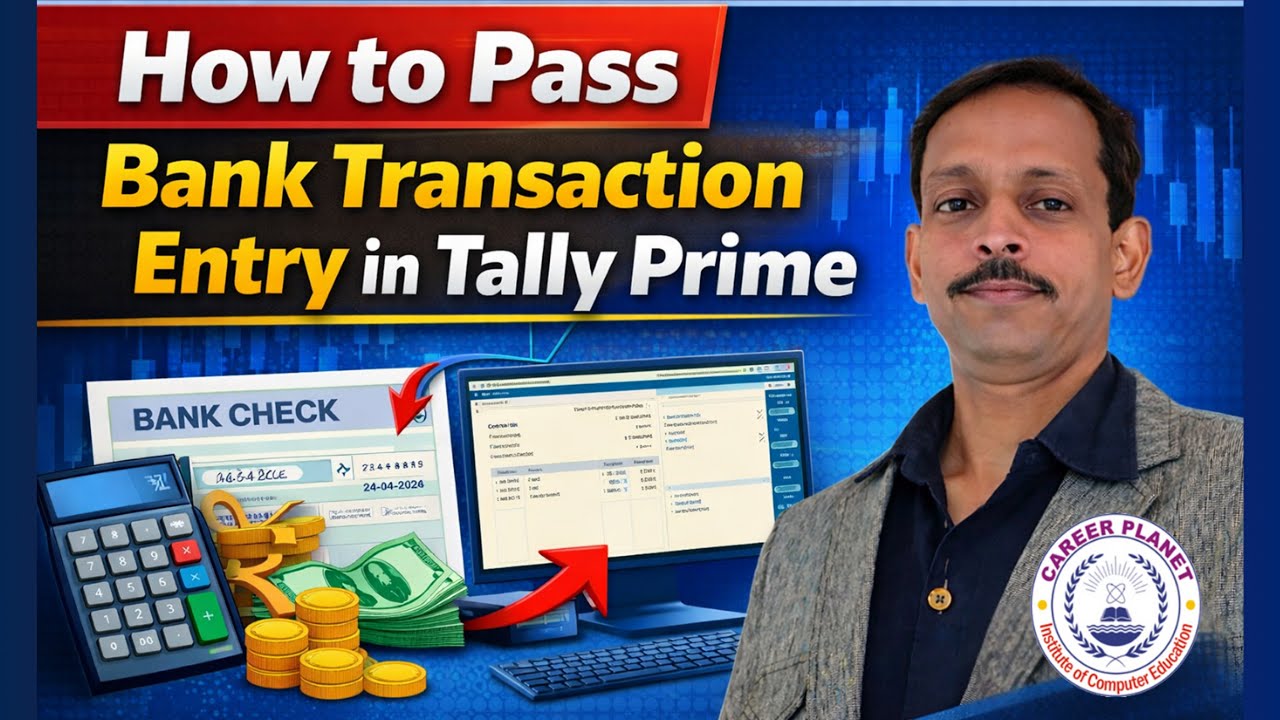 How to Pass Bank Transaction Entry in Tally Prime 🏦 | Step-by-Step ...
