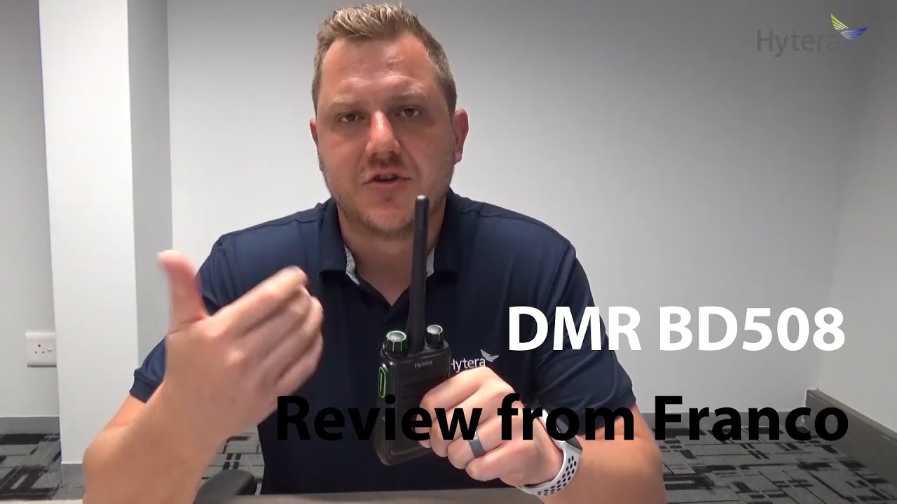 Hytera DMR BD508 Review from Franco - YouTube