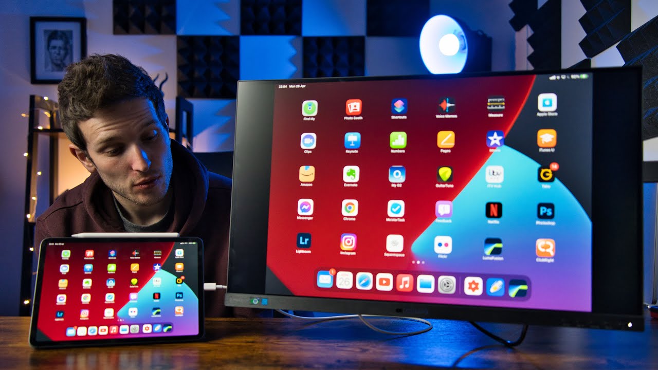 Perfect iPad Pro desktop setup 2021 - YouTube
