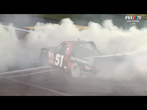 KYLE BUSCH BURNOUT CELEBRATION - 2023 Nascar Craftsman Truck Series Las ...