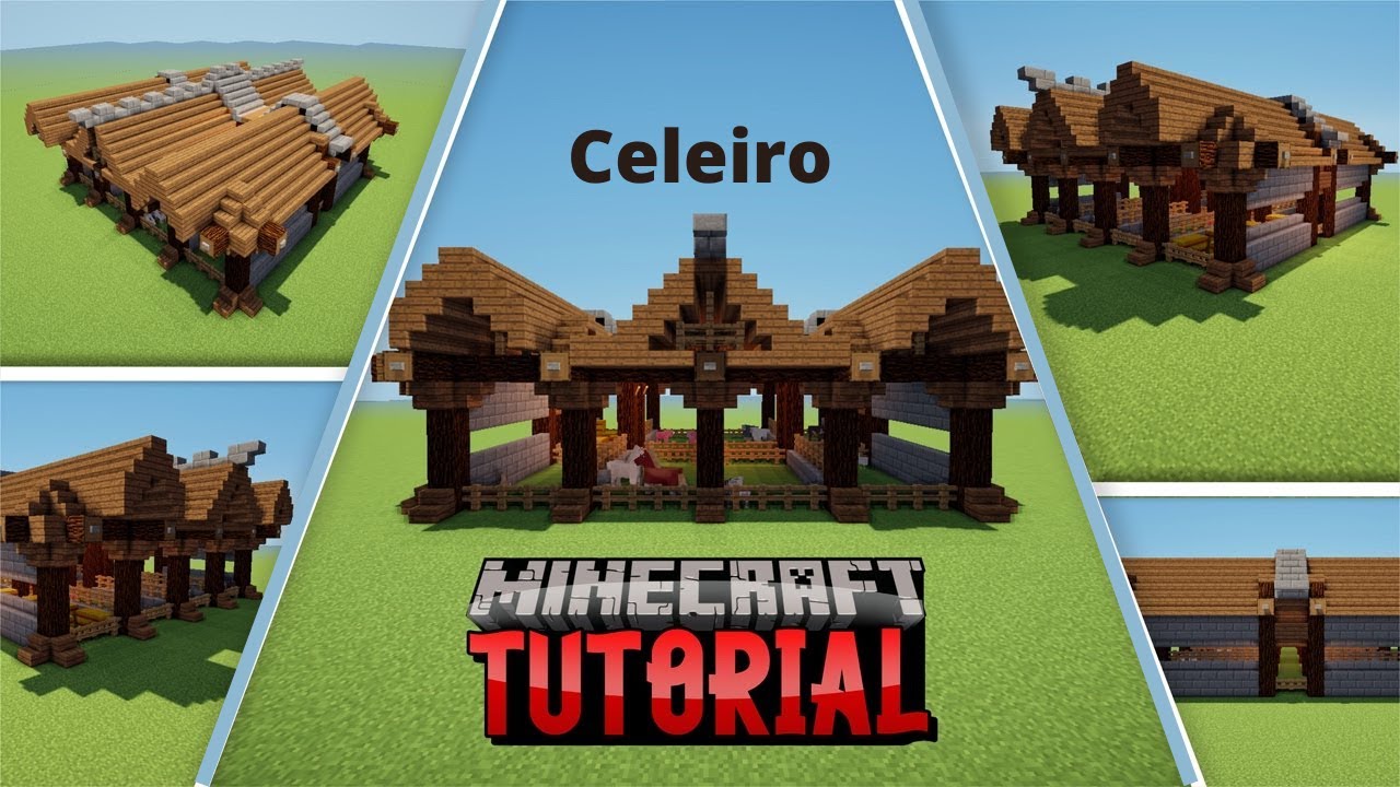 Como construir Celeiro no Minecraft - YouTube