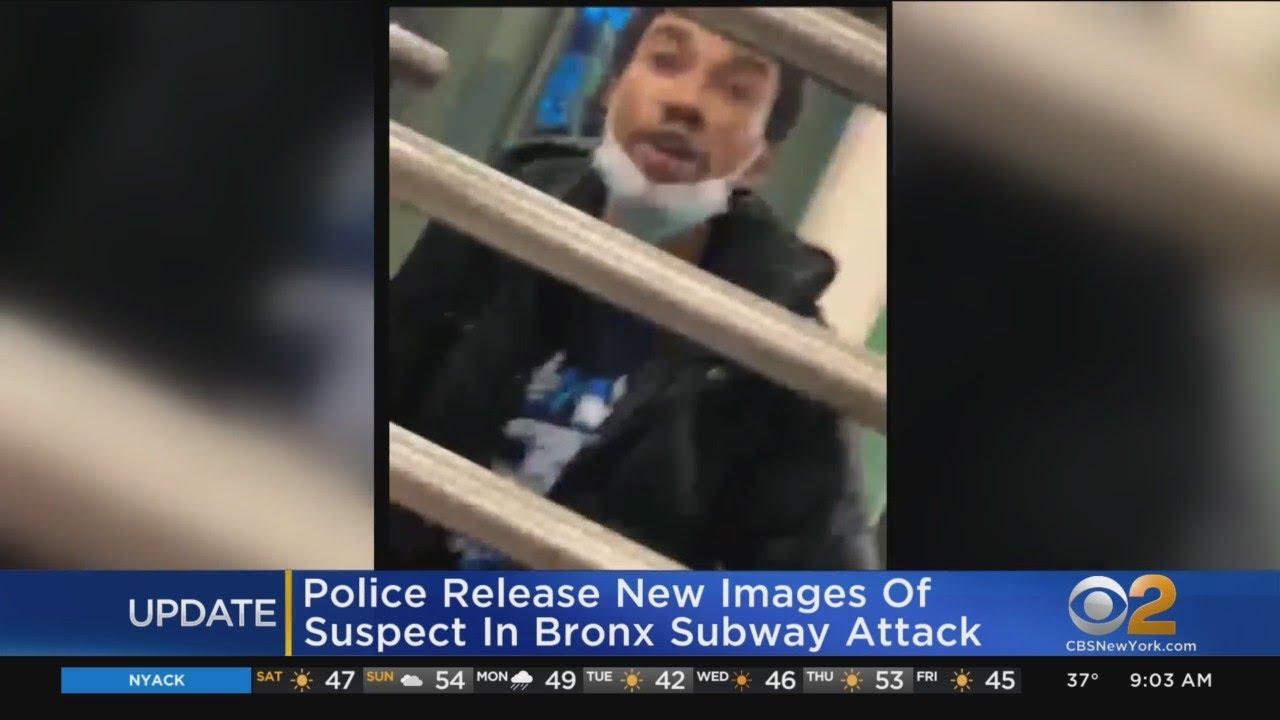 New Images Of Suspect In Bronx Subway Attack - YouTube