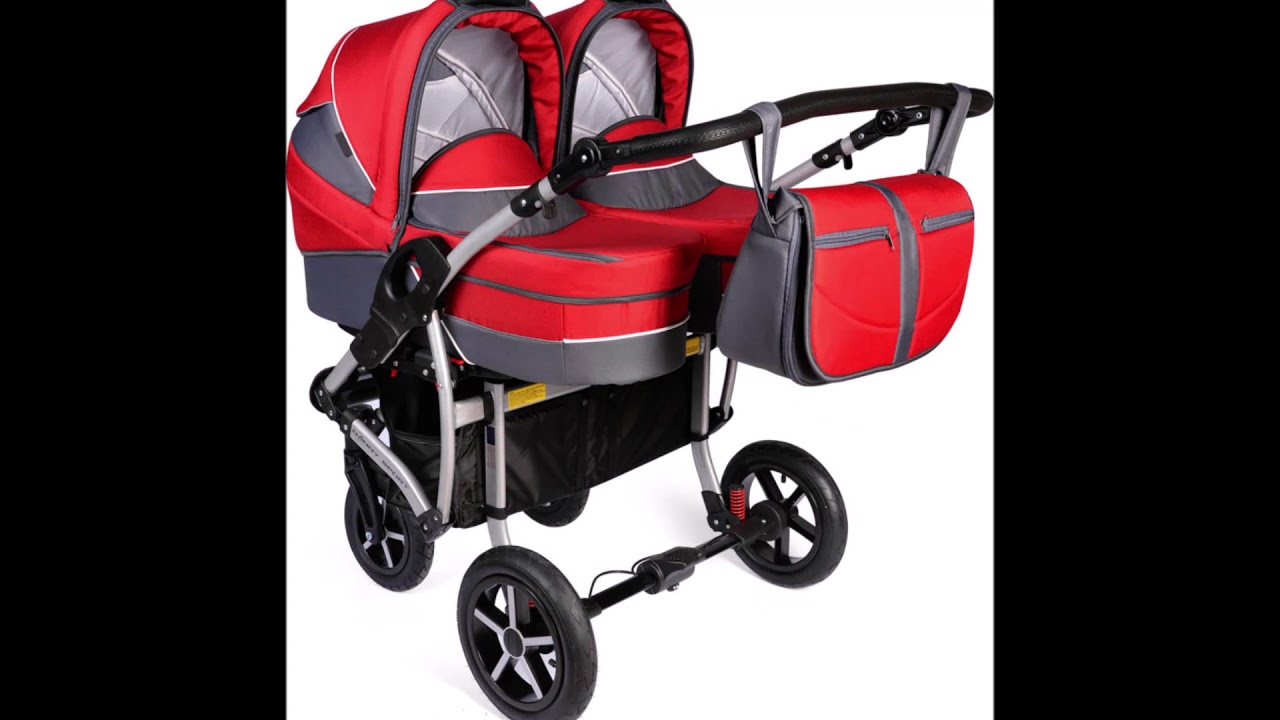 Tweeling kinderwagen Linen - YouTube