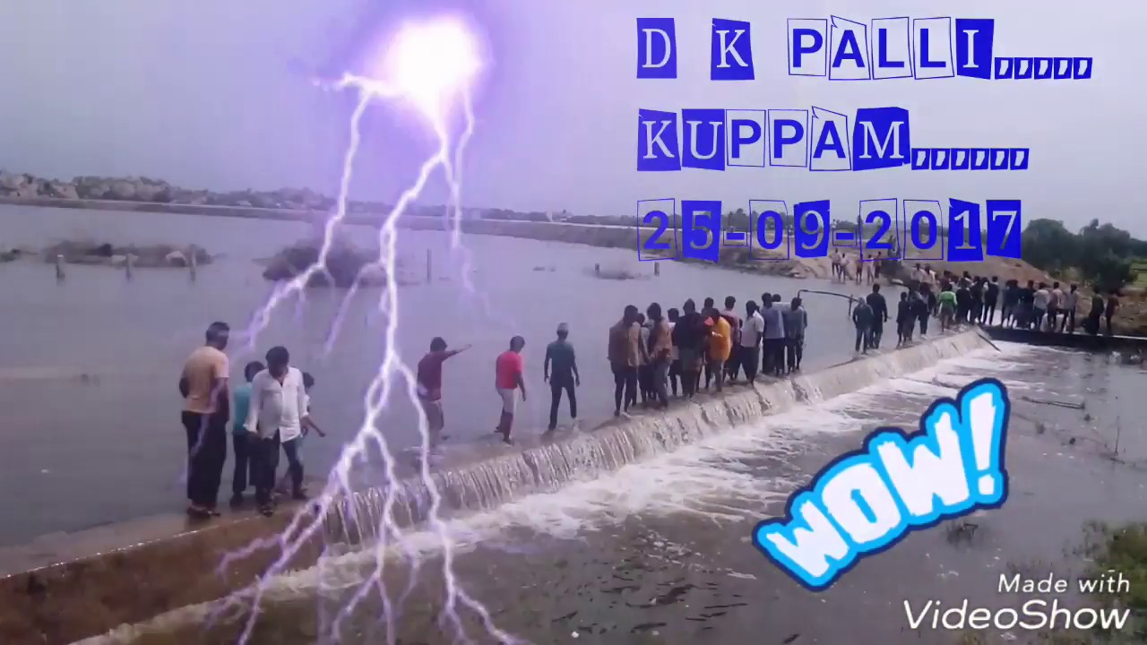 kuppam, d.k palli,water falls 25-09-2017 - YouTube