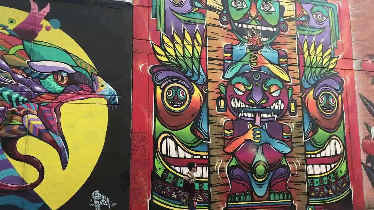 Nuevo Distrito Graffiti en Bogota - YouTube