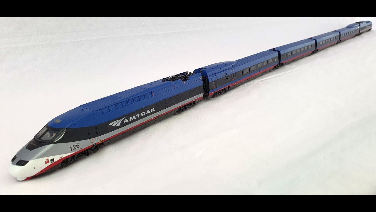 Custom made Amtrak Avelia Liberty 6 pcs set - YouTube