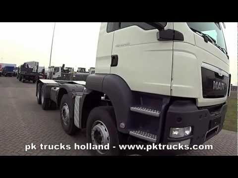 pktrucks MAN TGS 41.400 BB-WW 8x4 chassis cabin - YouTube