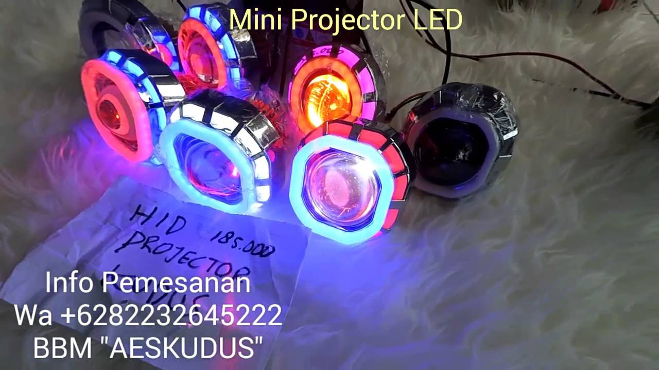 MINI PROJECTOR LED - MINI PROJIE LED - PROJIE MINI - YouTube