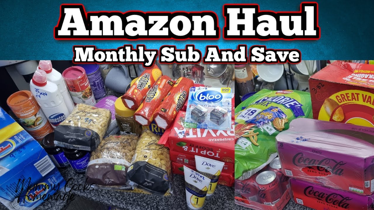 Huge Amazon Haul | July Monthly Sub And Save 2025 - YouTube