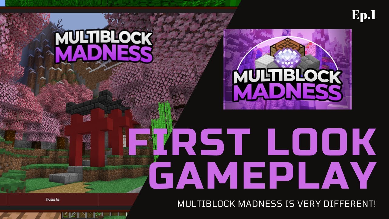Multiblock Madness ~ Ep.1 ~ Testing out this pack! ~Minecraft Modded 1. ...