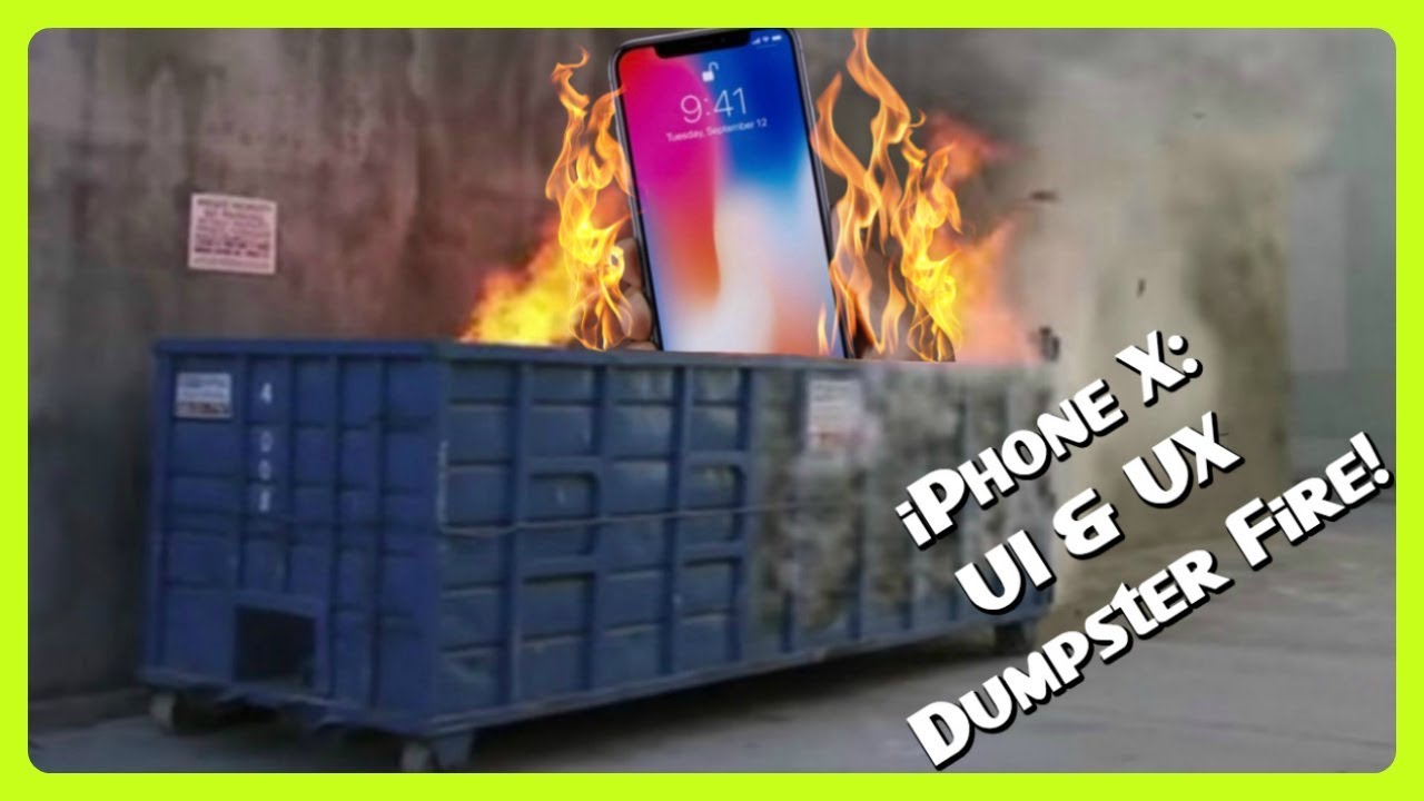 iPhone X Thoughts: It's a UX & UI Catastrophe - YouTube