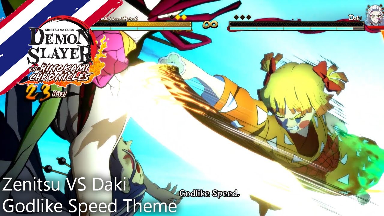 Zenitsu VS Daki | Kimetsu no Yaiba Hinokami Chronicles | Godlike Speed ...