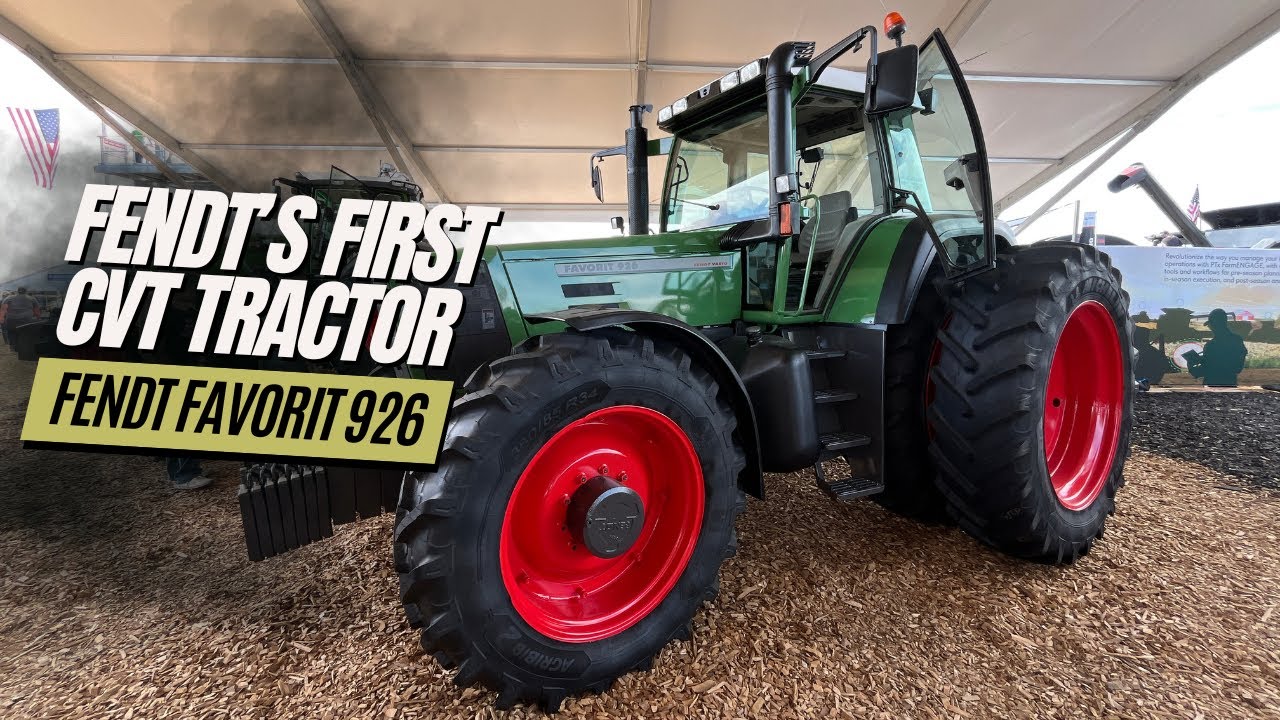 Fendt's FIRST-EVER Tractor with Vario CVT — Fendt Favorit 926 - YouTube