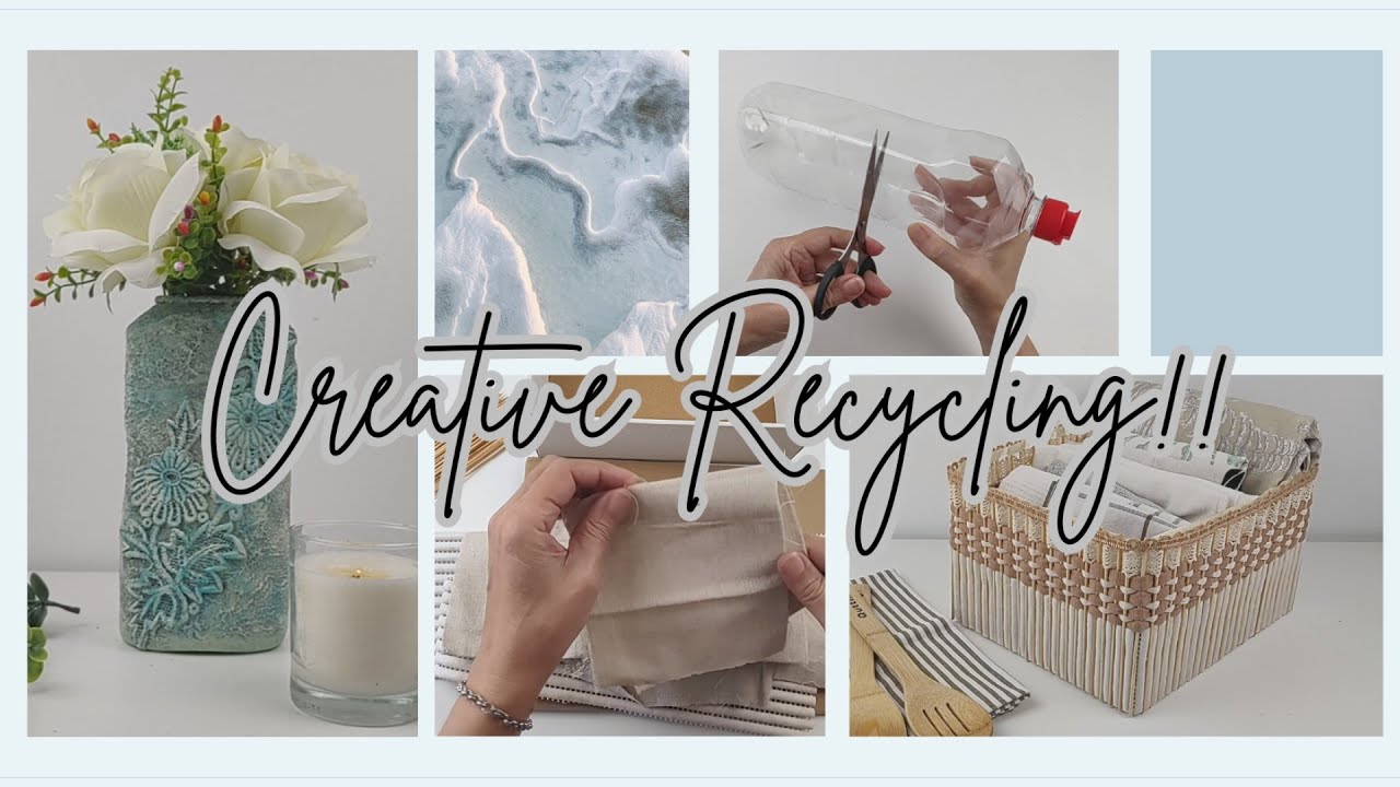 DIY - 2 EASY Crafts - Recycling IDEAS #crafts #diy #craftideas #recycle ...