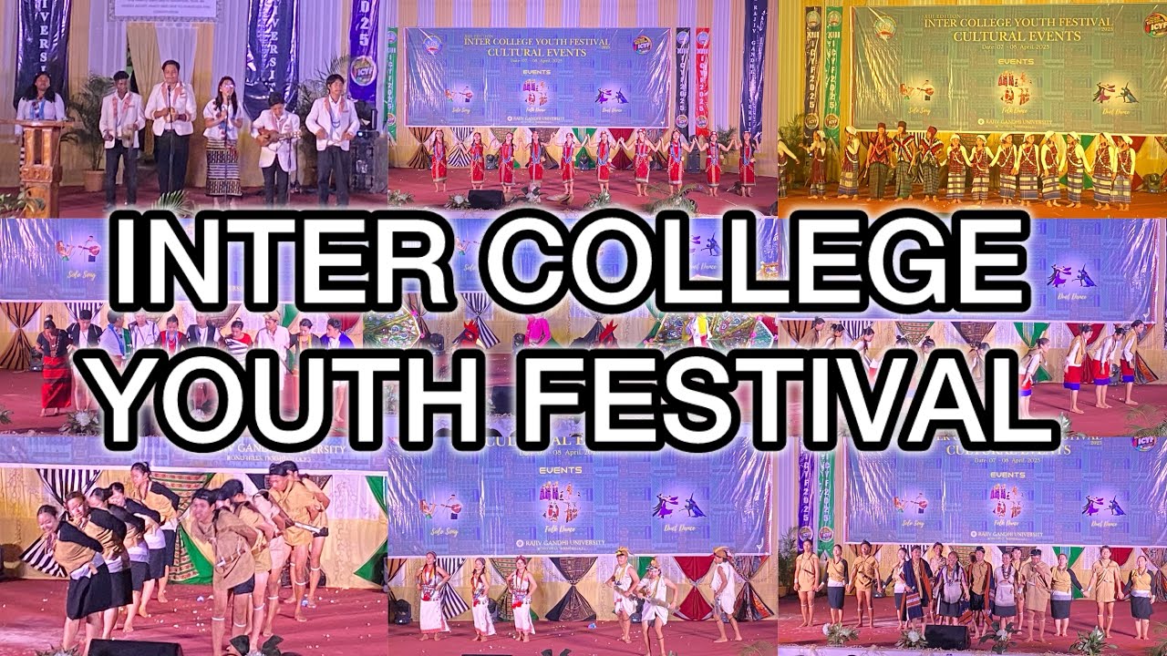 INTER COLLEGE YOUTH FESTIVAL| CULTURAL EVENT| FOLK DANCE 👫👭👬 - YouTube