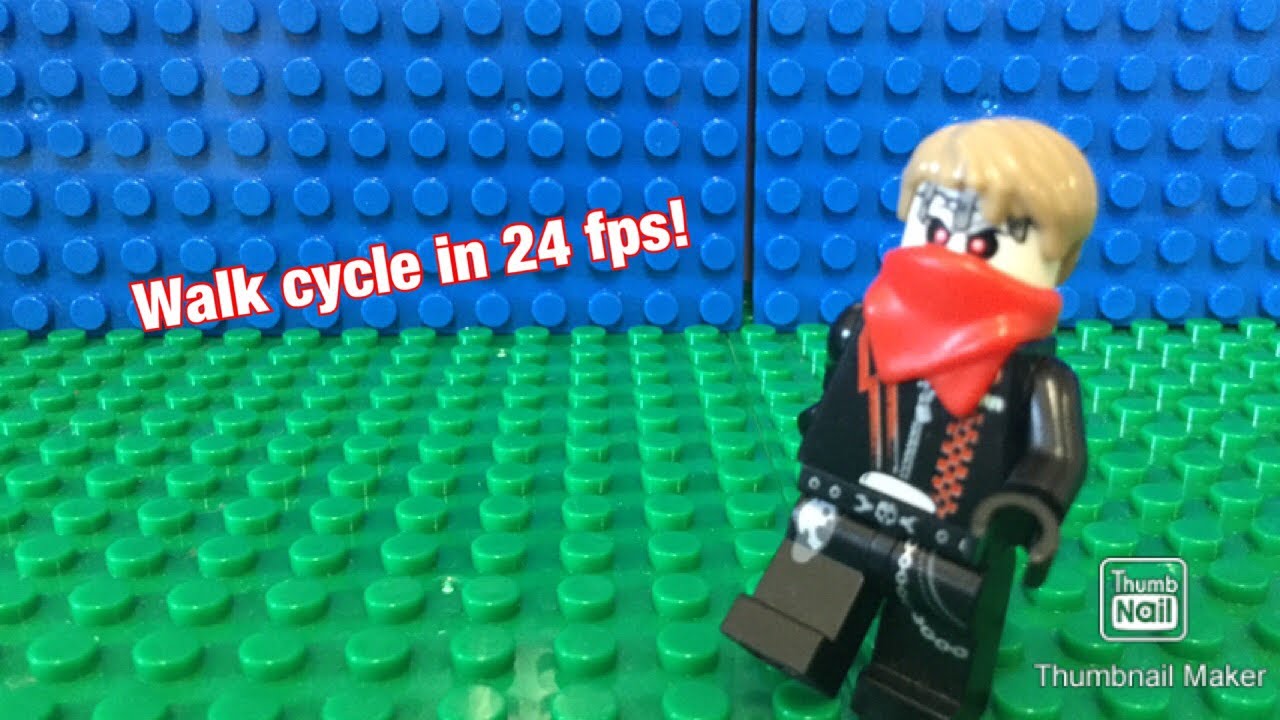 LEGO tutorial: how to do the walk cycle in 24 FPS - YouTube