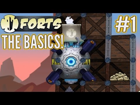 FORTS #1 | The Basics! - Shooting & Building!! | FORTS Gameplay - YouTube