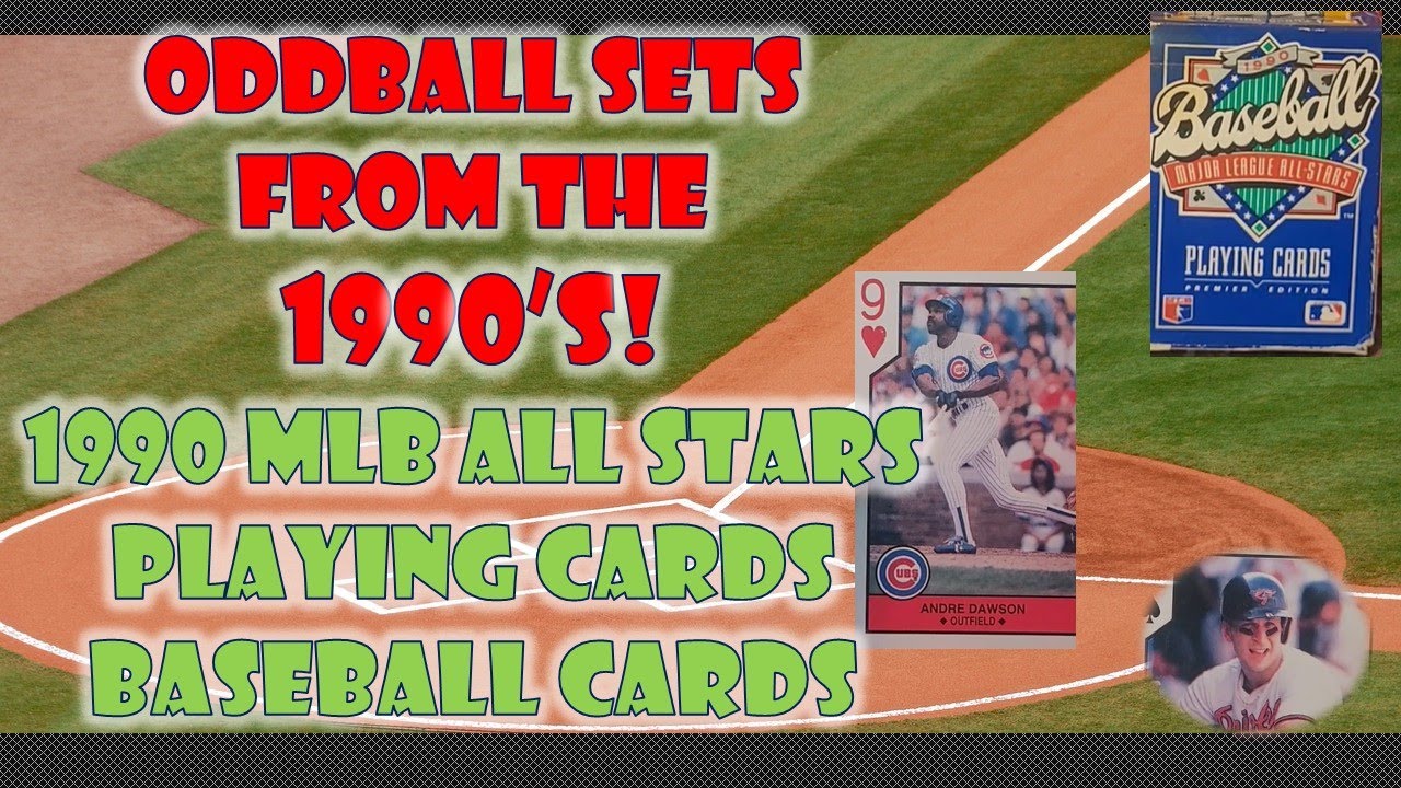 1990 Major League Baseball All Stars Playing Cards Oddball Baseball ...
