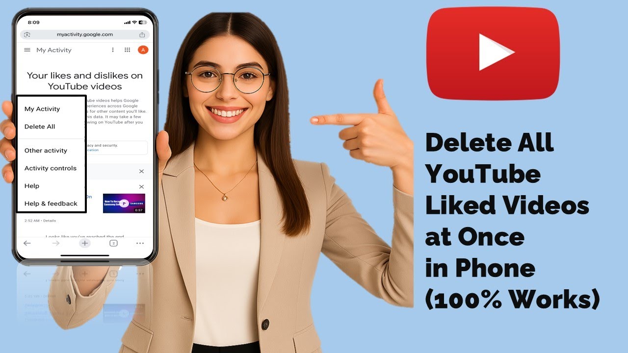 How to Delete All YouTube Liked Videos at Once in Phone (100% Works ...