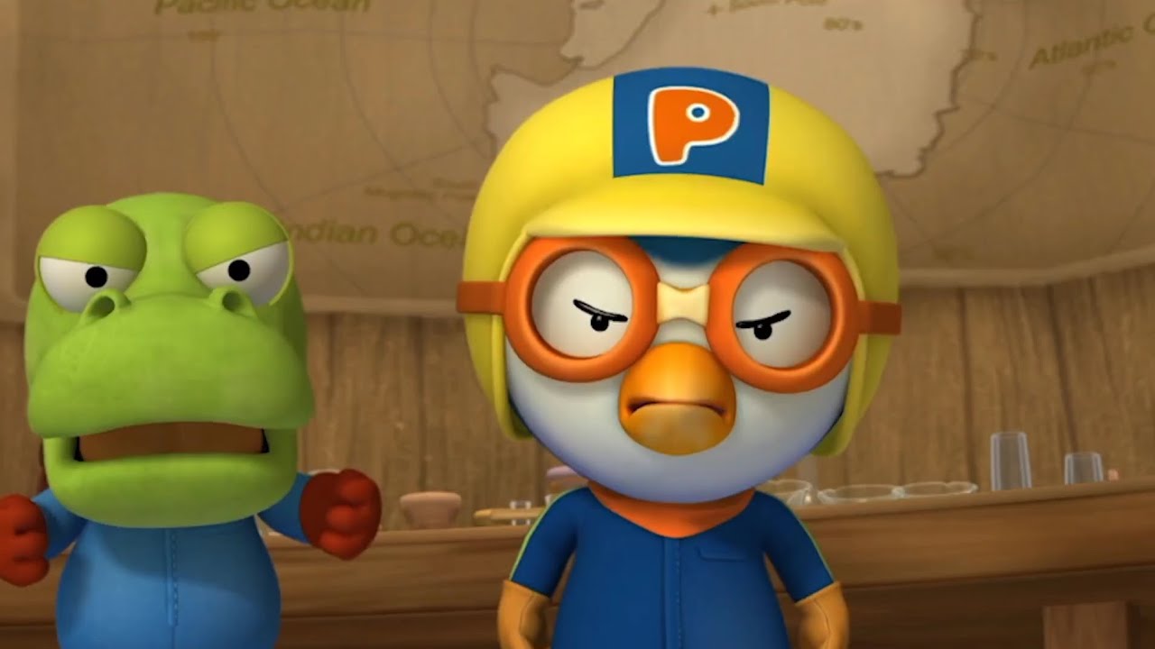Merangkai Puzzle dan Cuplikan Video Pororo | Robot Katak Eddy Membuat ...