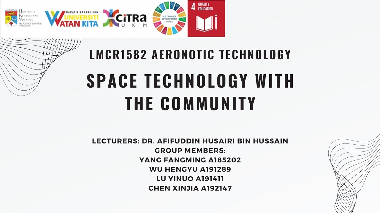 Space Technology with the Community - YouTube