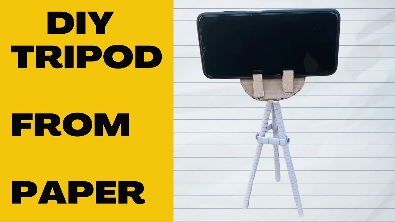 You Won’t Believe This Tripod Is Made from Paper and Cardboard! - YouTube
