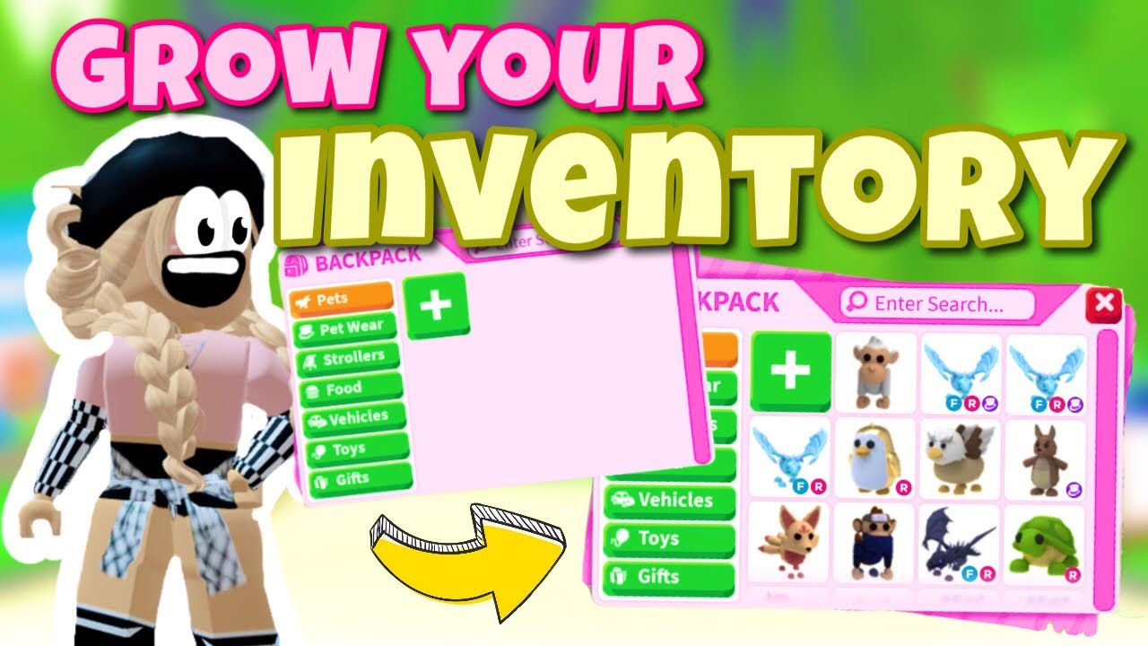 How To GROW Your INVENTORY In Adopt Me - YouTube