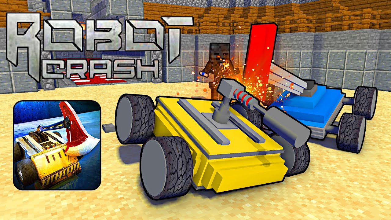 Monster School : ROBOT CRASH CHALLENGE - Minecraft Animation - YouTube