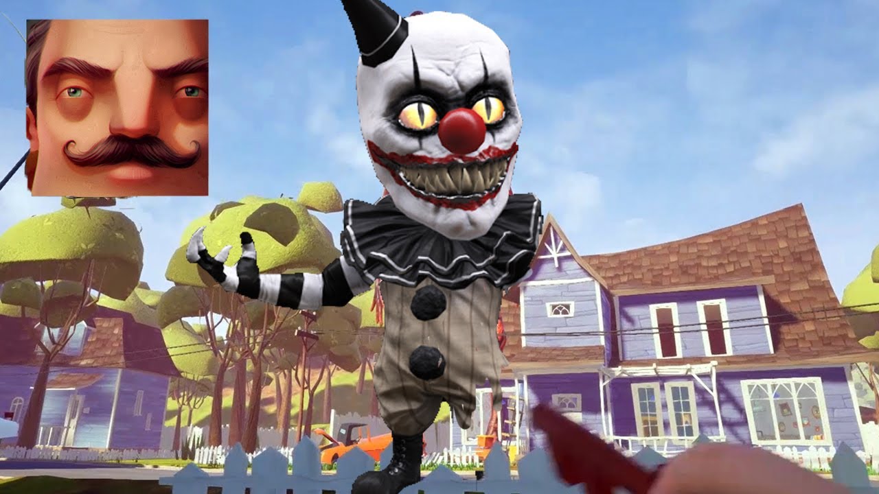 Hello Neighbor - My New Neighbor Clown Gremlins (Dark Deception) Act 1 ...