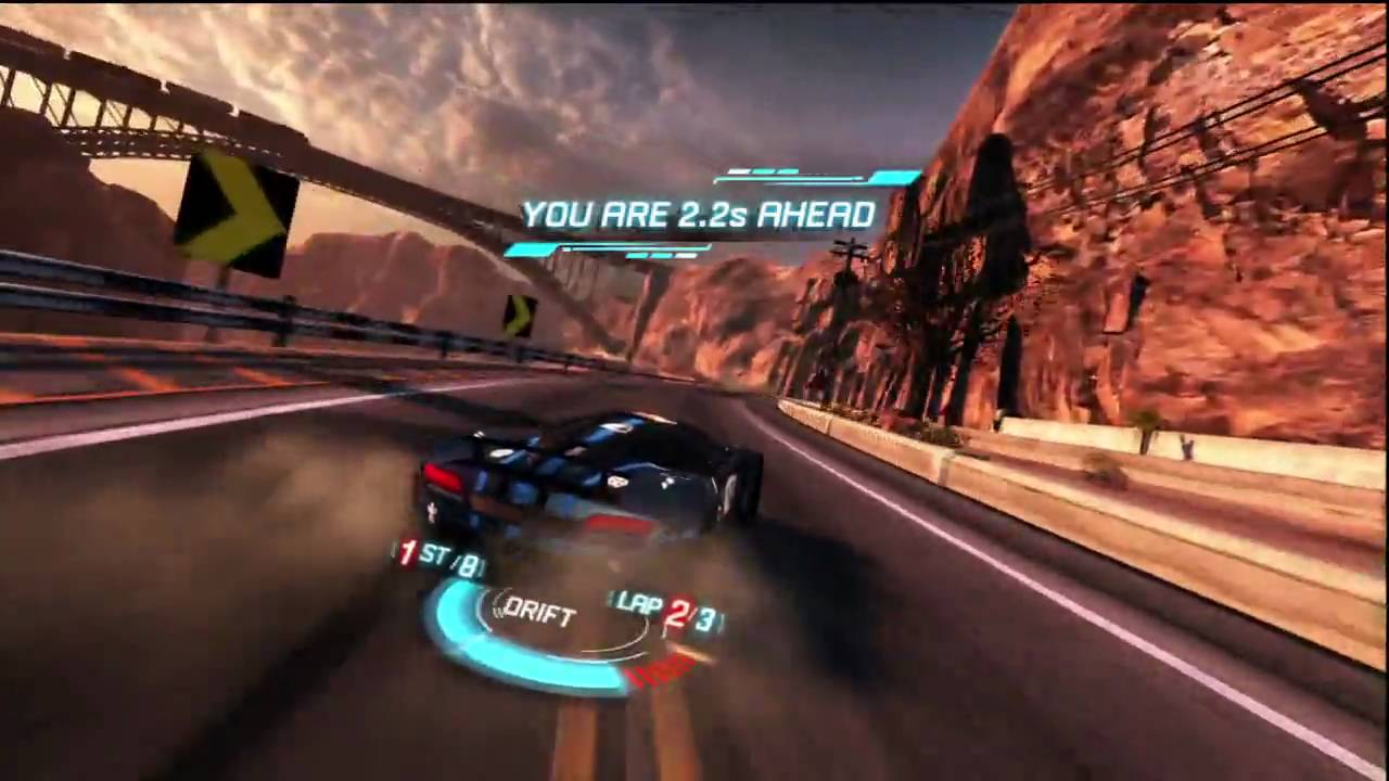 [HD 720p] Let's Play Split Second Canyon Elite Race 1st Place (One Last ...