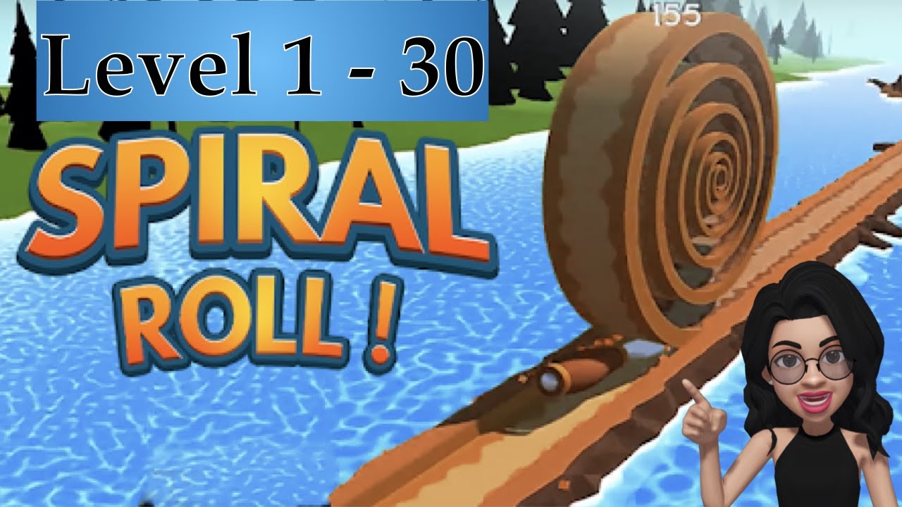 Spiral Roll fast gameplay Level - 1 to 30 - YouTube
