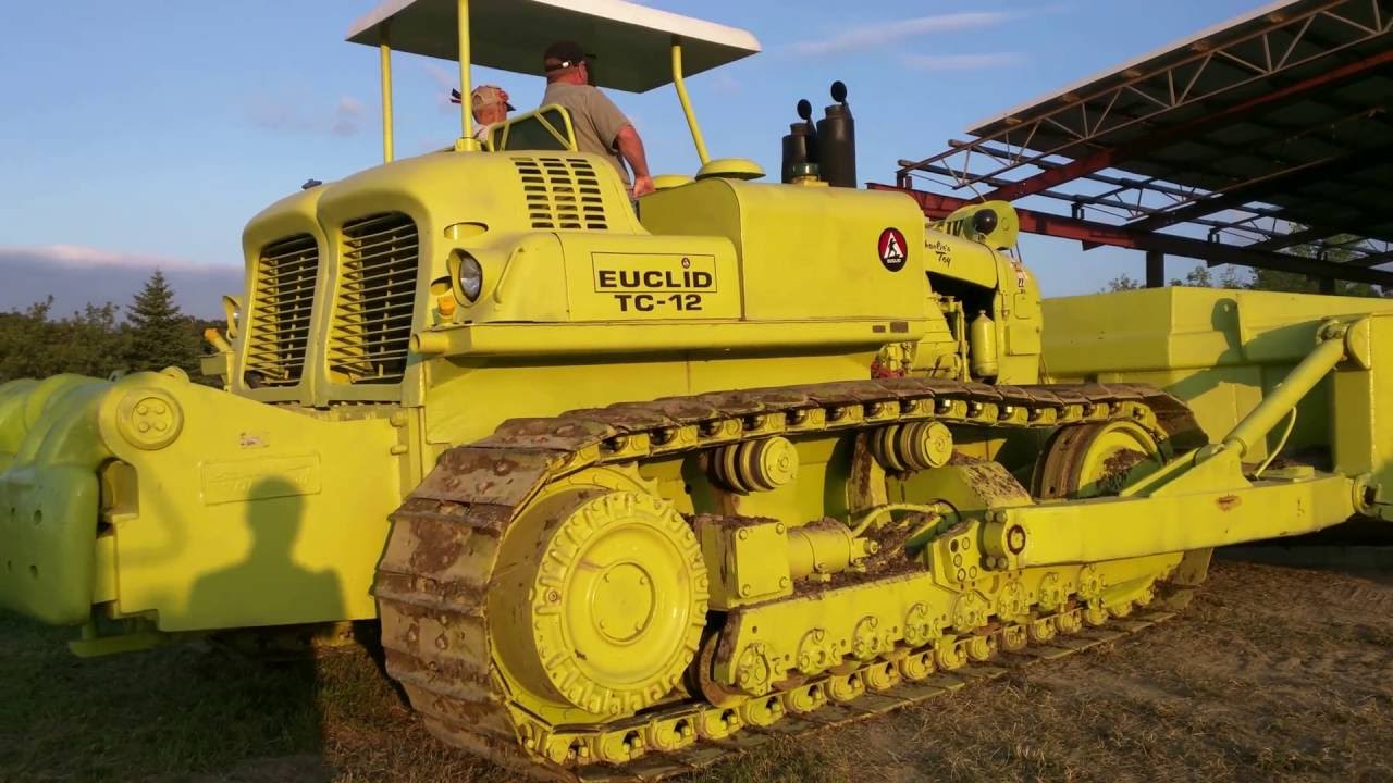 Euclid TC-12 Dual-Engine Crawler-Tractor at WMSTR in Rollag, MN 2016 ...