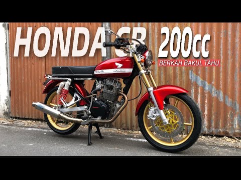 Honda Cb bermesin tiger 200cc BADAS GARAGE - YouTube