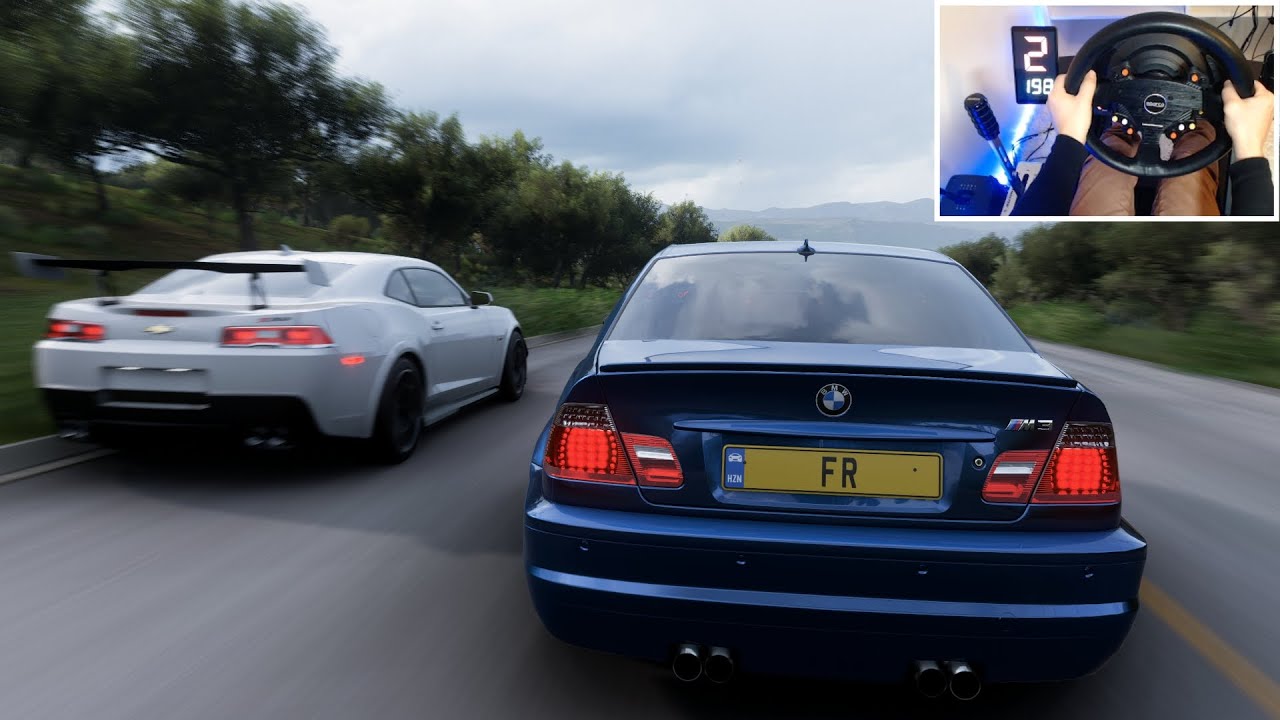 739HP BMW M3 E46 - Race Gameplay | Forza Horizon 5 | Steering Wheel ...