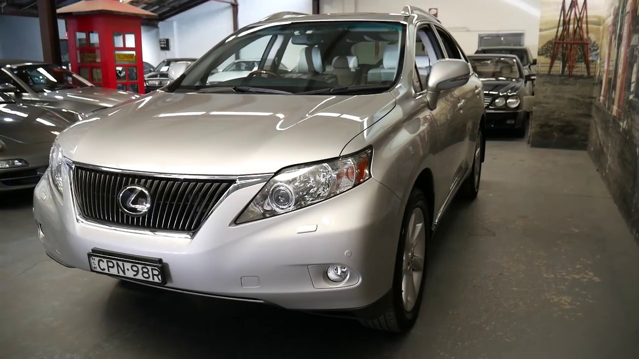 2009 Lexus RX350 Sports Luxury update series - YouTube