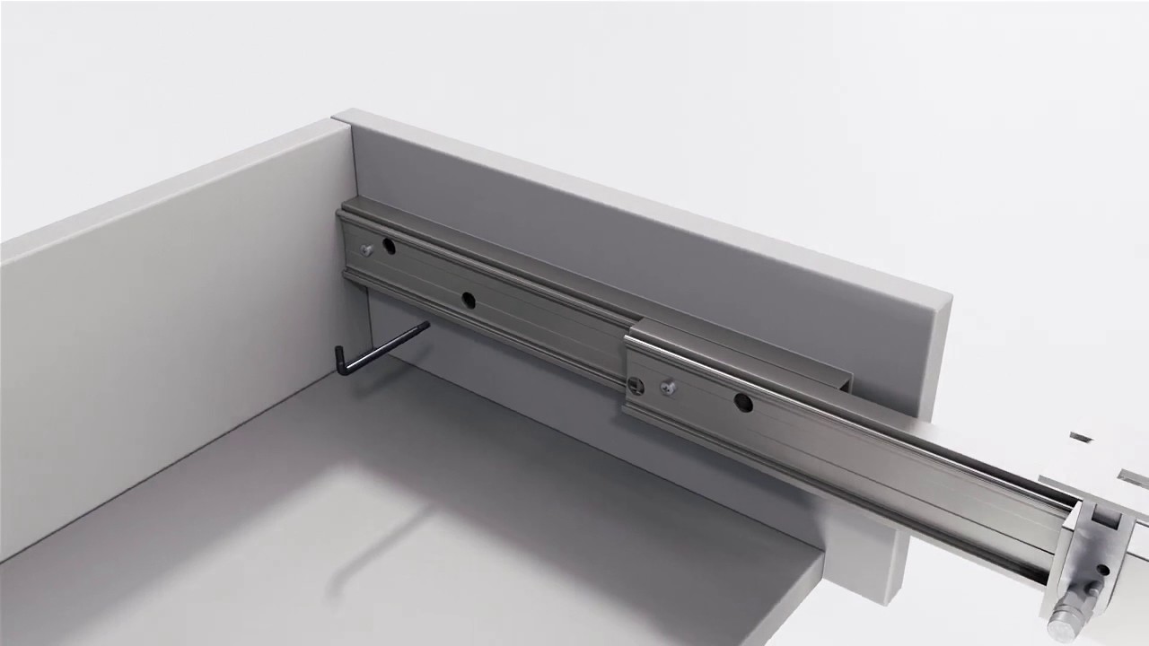 Atim - Oplà +39 - 500 mm flush surface from a 39 cm drawer - YouTube