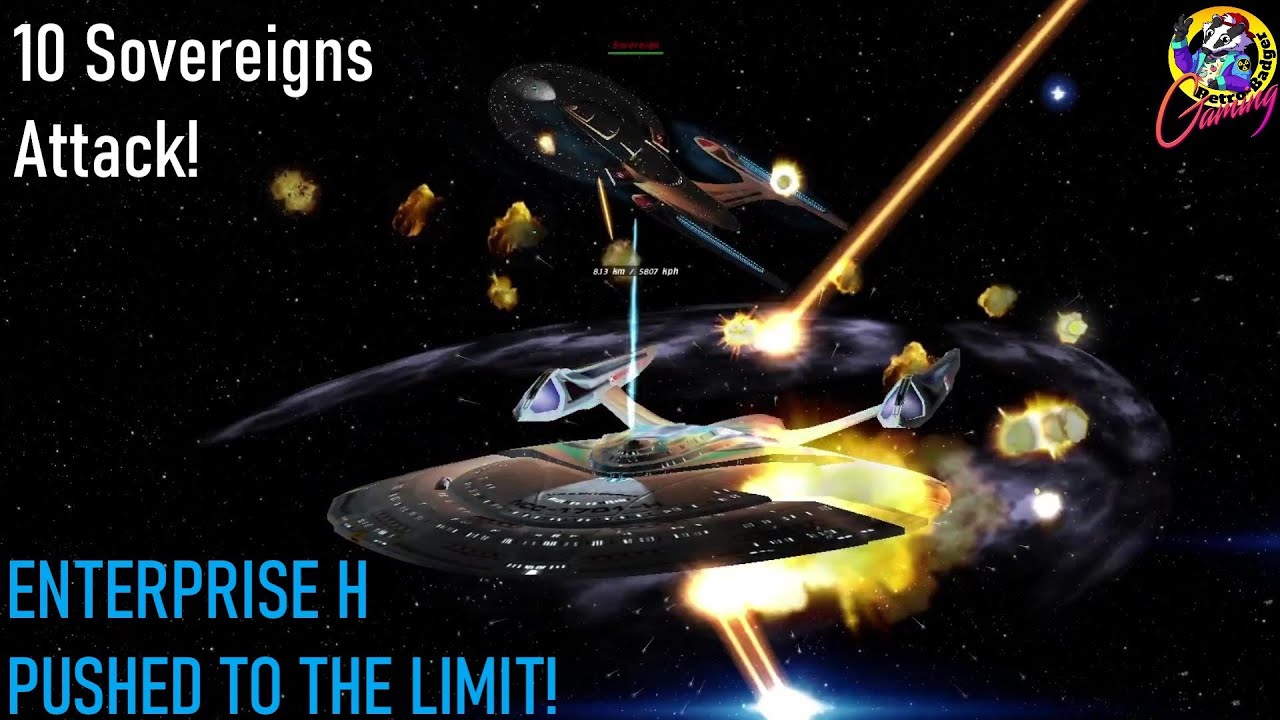 USS Enterprise H takes on 10 ENTERPRISE E's! - CHAOS - Pacman ...
