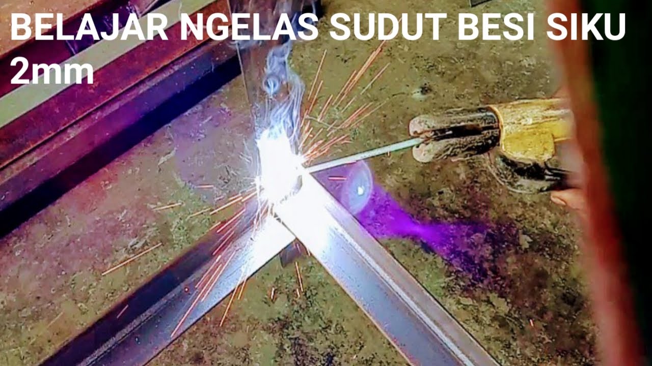 NGELAS sudut Besi siku 2mm - YouTube