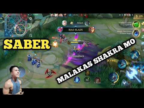 SABER MLBB PLAY AT RANK/KYALISTA - YouTube