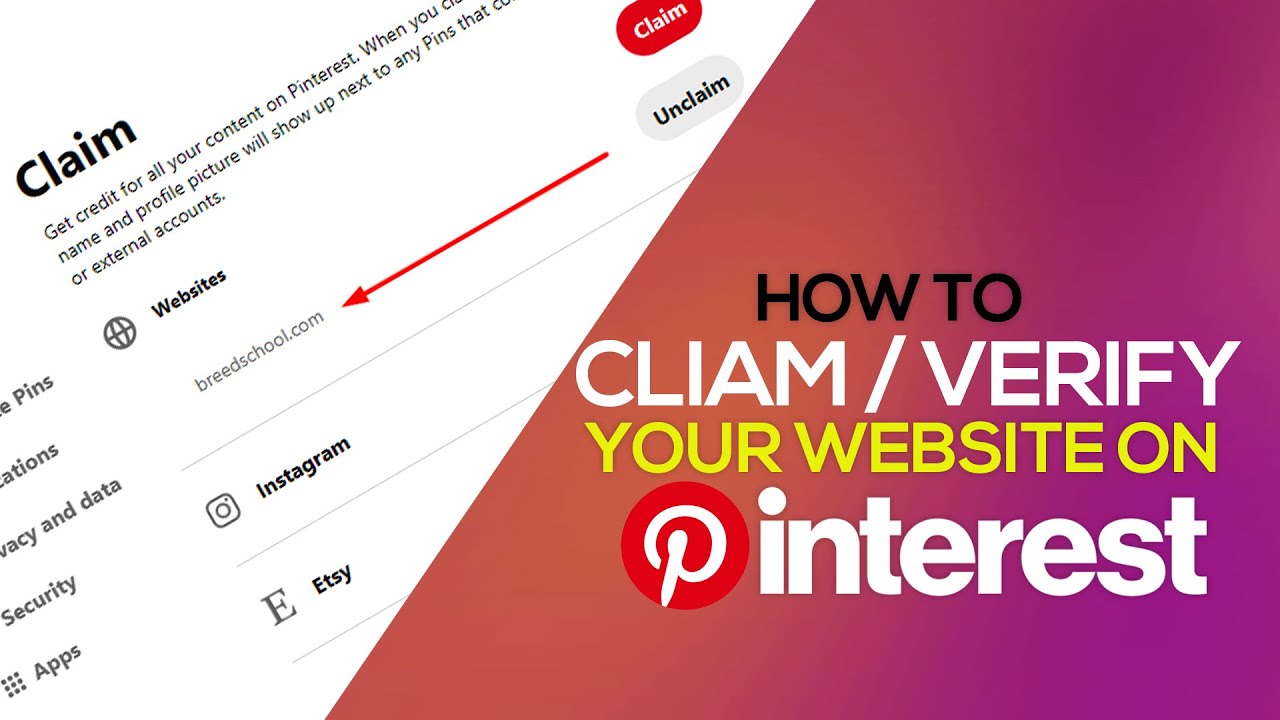 How To Claim Your website On Pinterest - Verify Website on Pinterest ...