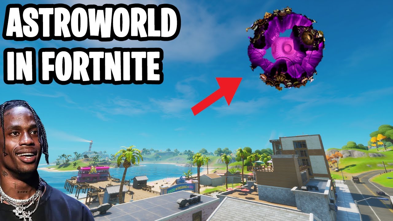 *New* Astroworld Planet In Fortnite - YouTube