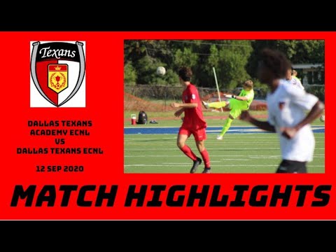 Dallas Texans Academy ECNL vs Dallas Texans ECNL - Highlights - YouTube