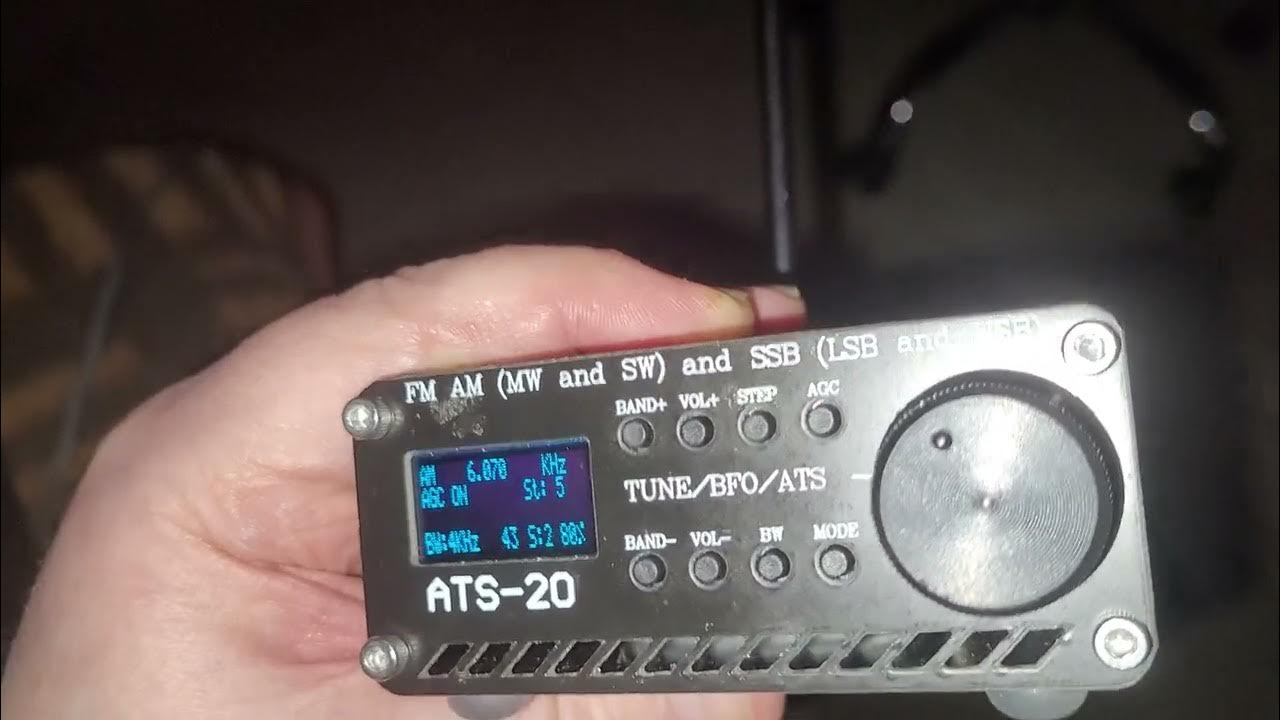 ATS-20, SM-Radio geht damit auch. Heute mal recht gut mit der kleinen Antenne. - YouTube