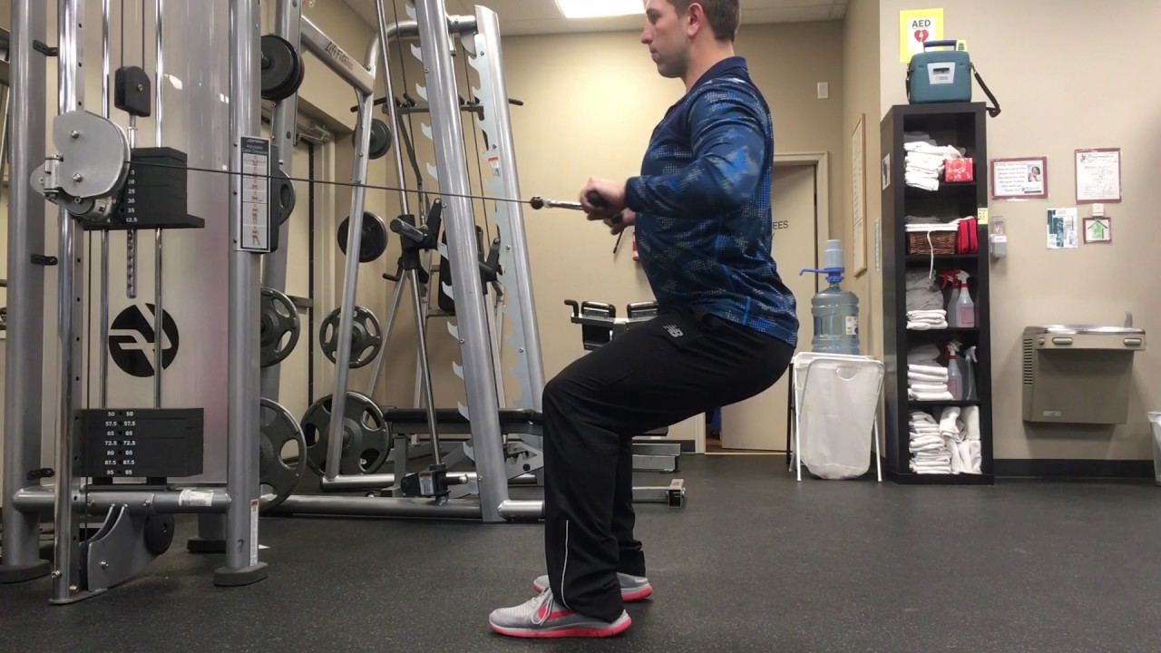 Bar Cable Rows - YouTube