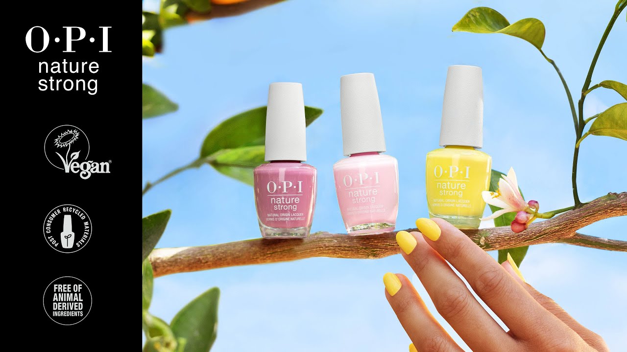 Introducing OPI Nature Strong: Our FIRST Natural Origin Nail Lacquer ...