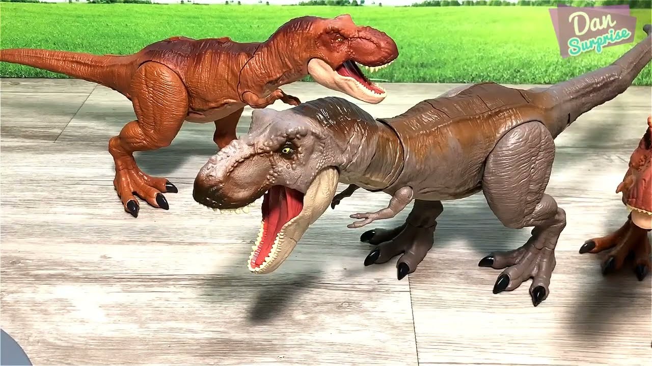 Bite N Fight Tyrannosaurus Rex and other T-Rexs - YouTube