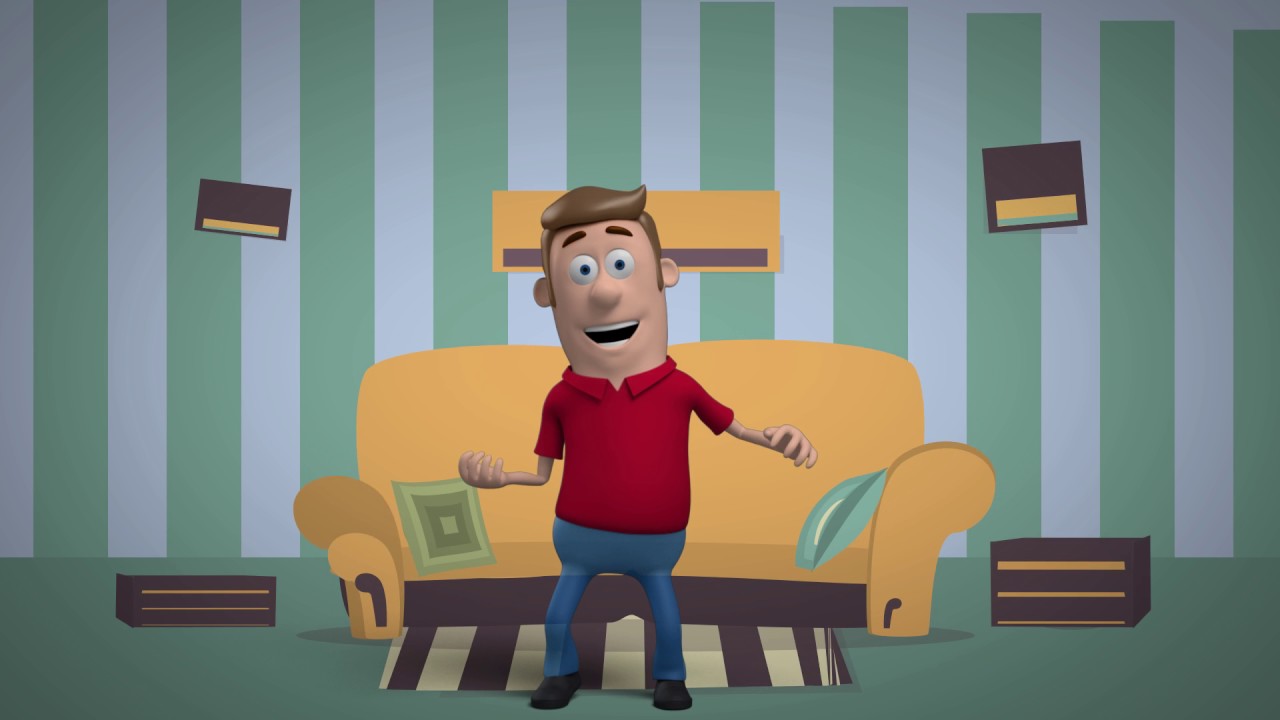 Animation Scene- Enjoying at Home - YouTube