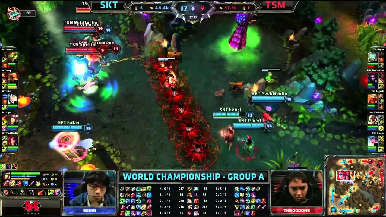 SKT T1 (Korea) vs TSM (NA) Highlights LoL Worlds Day 3 Group A Season 3 Championship - YouTube