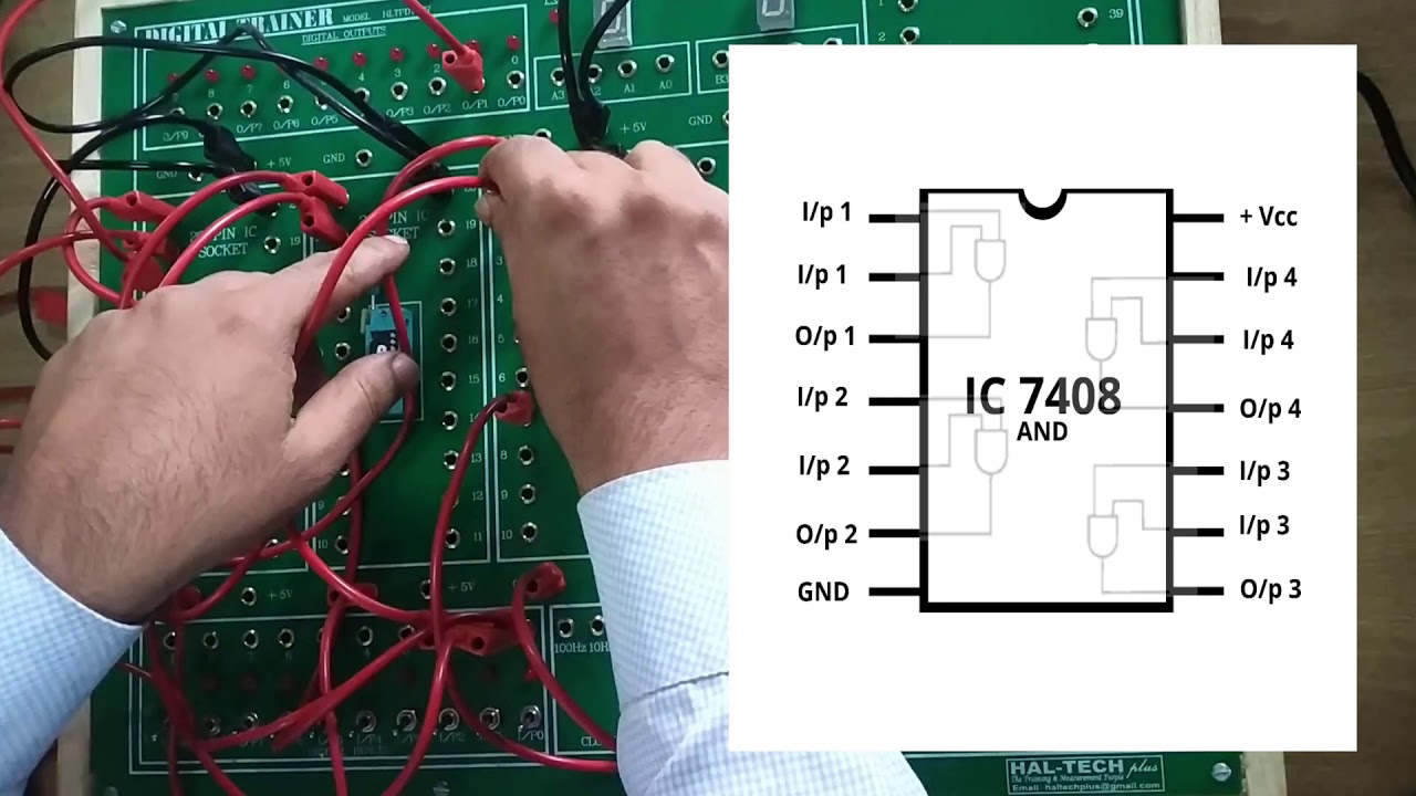 Half Subtractor Using Basic Gates - YouTube
